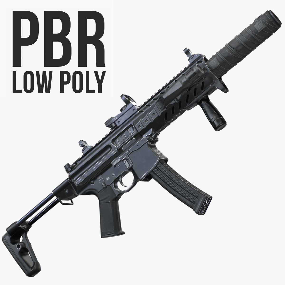 3D sig sauer mpx sbr - TurboSquid 1236267