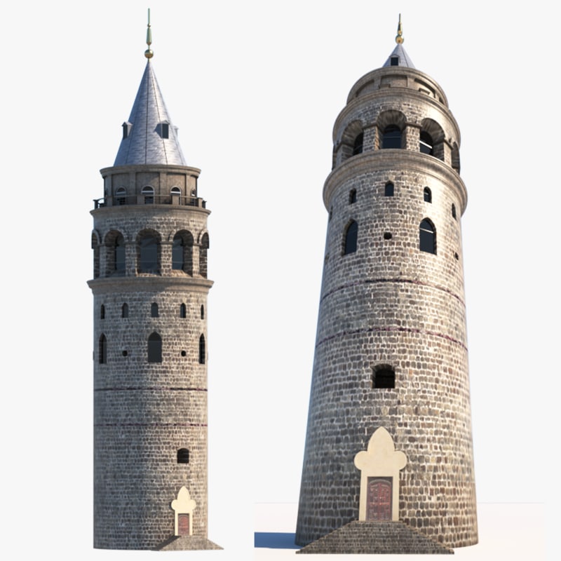3D medieval tower model - TurboSquid 1236283