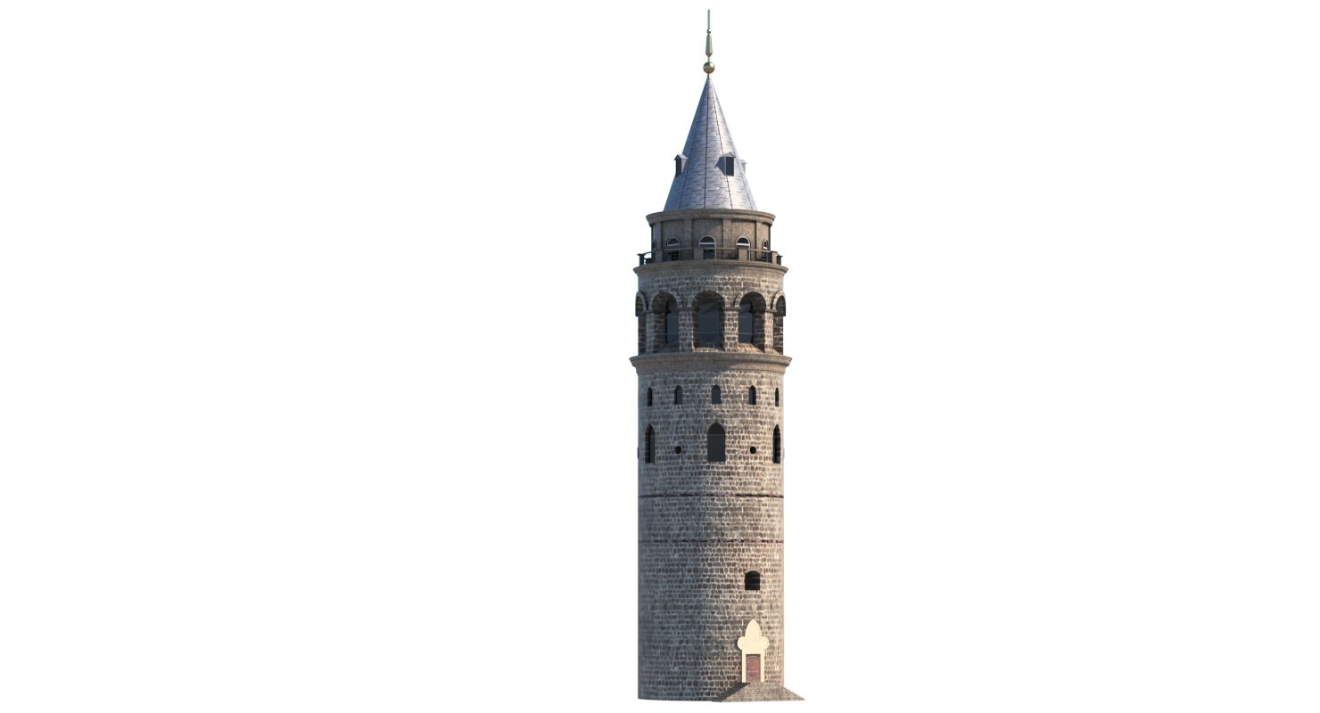 3D medieval tower model - TurboSquid 1236283