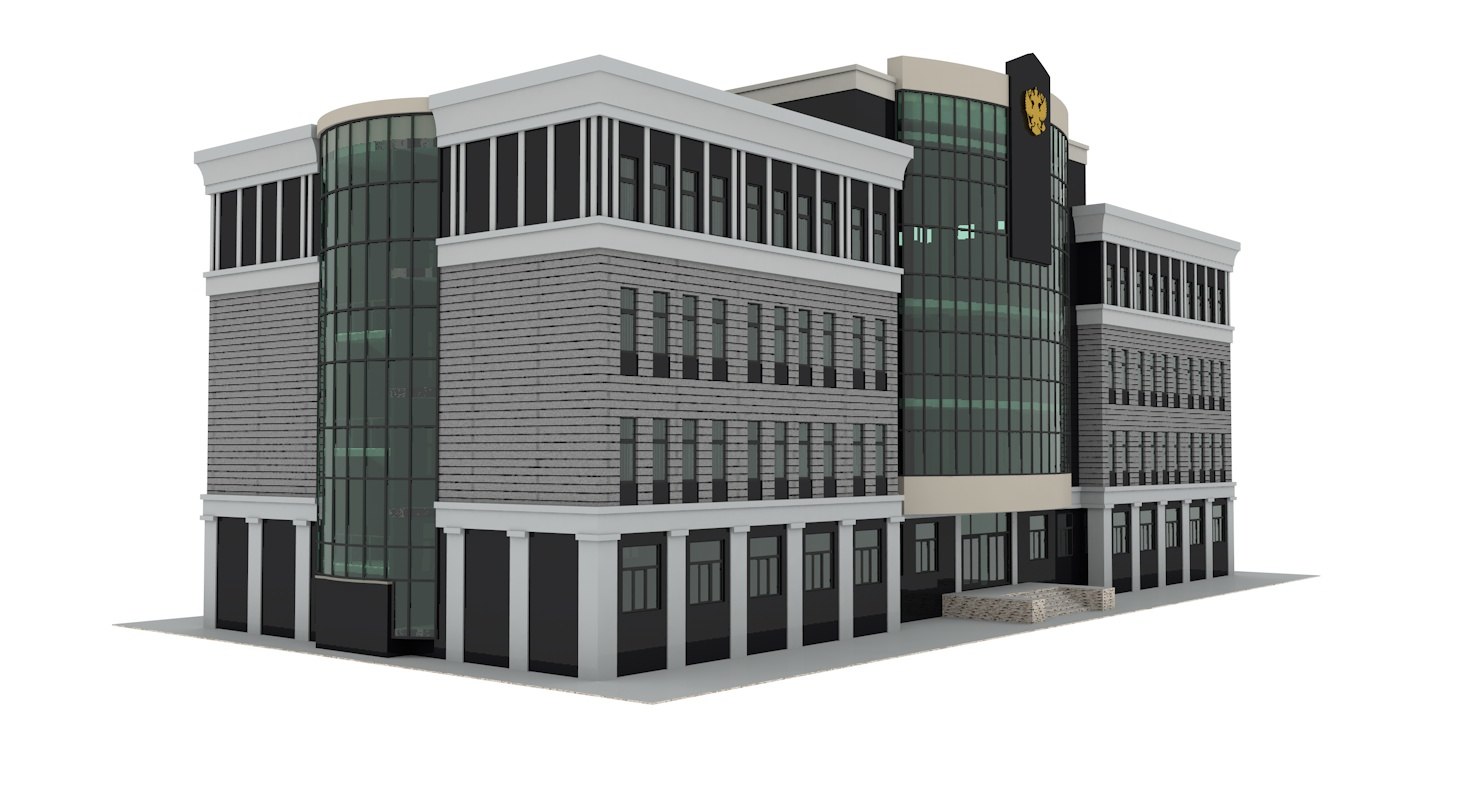 Court house 3D model - TurboSquid 1236403