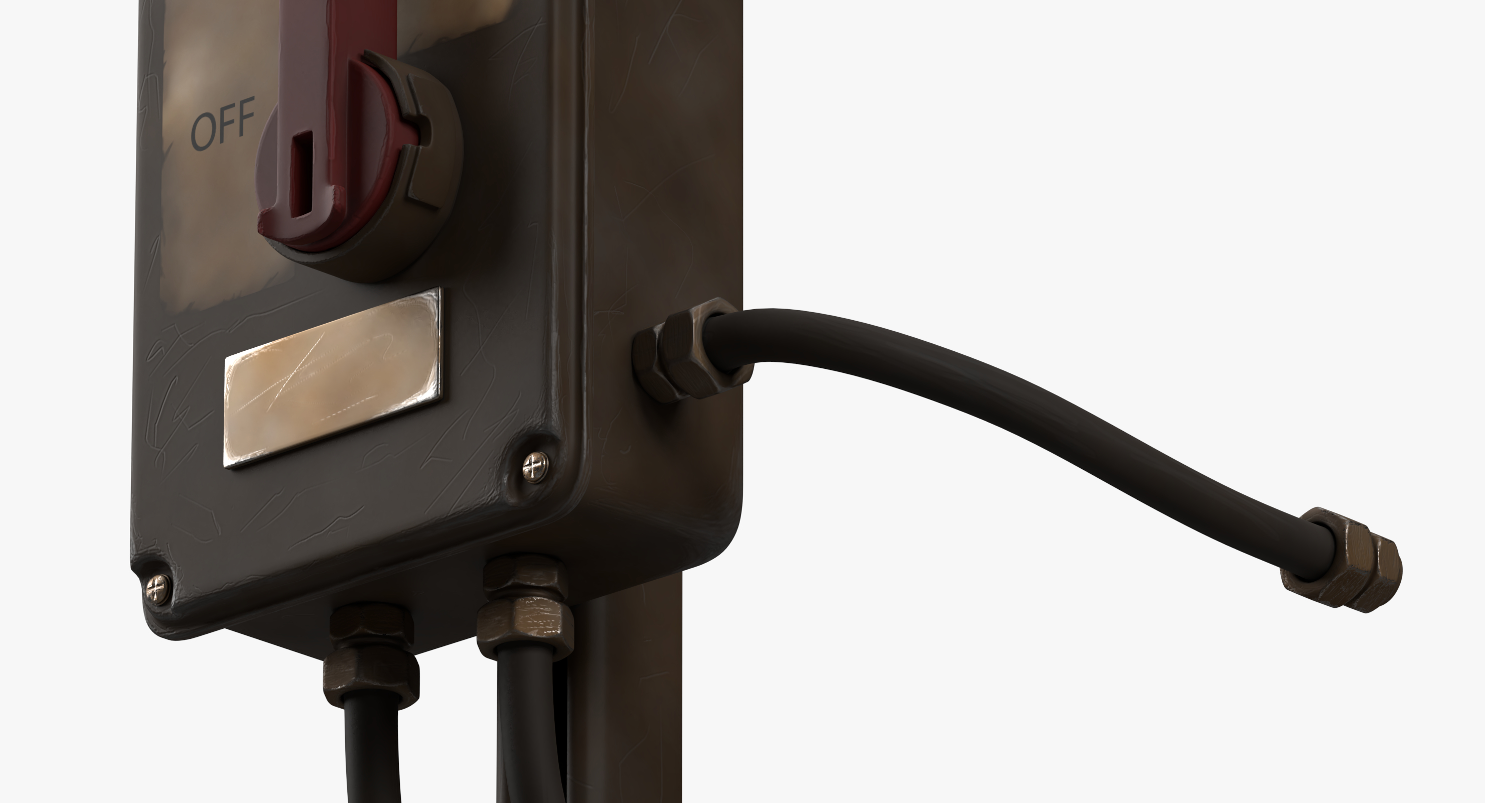 3D power switch industrial - TurboSquid 1236790