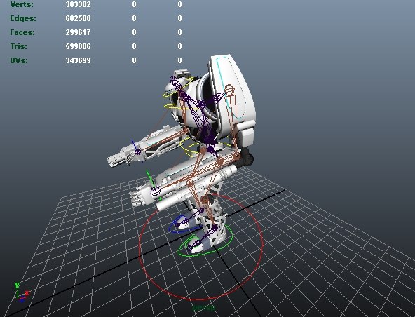 modelo 3d Modelo de Robot Rigged - TurboSquid 1236797