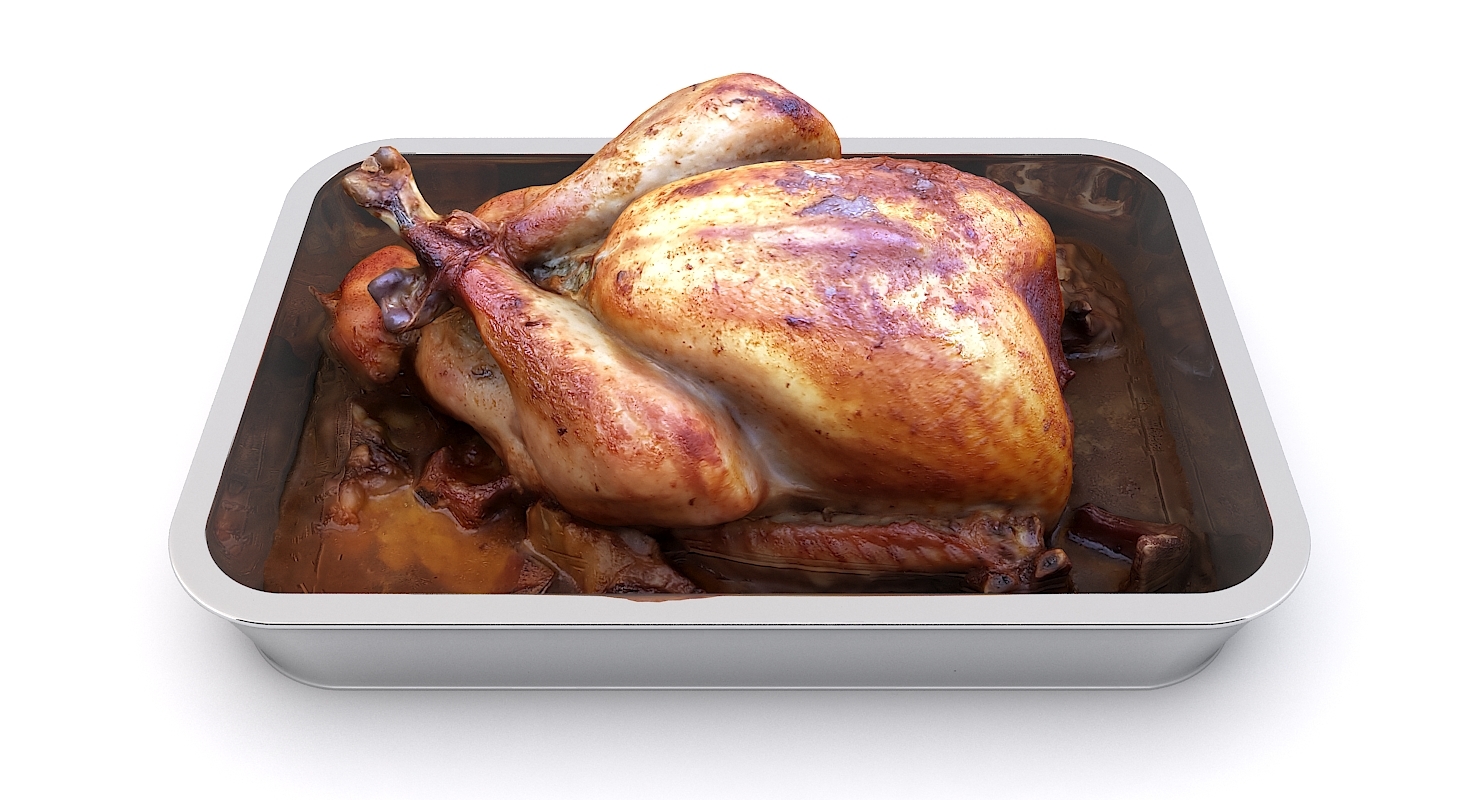 3D scan filled turkey - TurboSquid 1236804