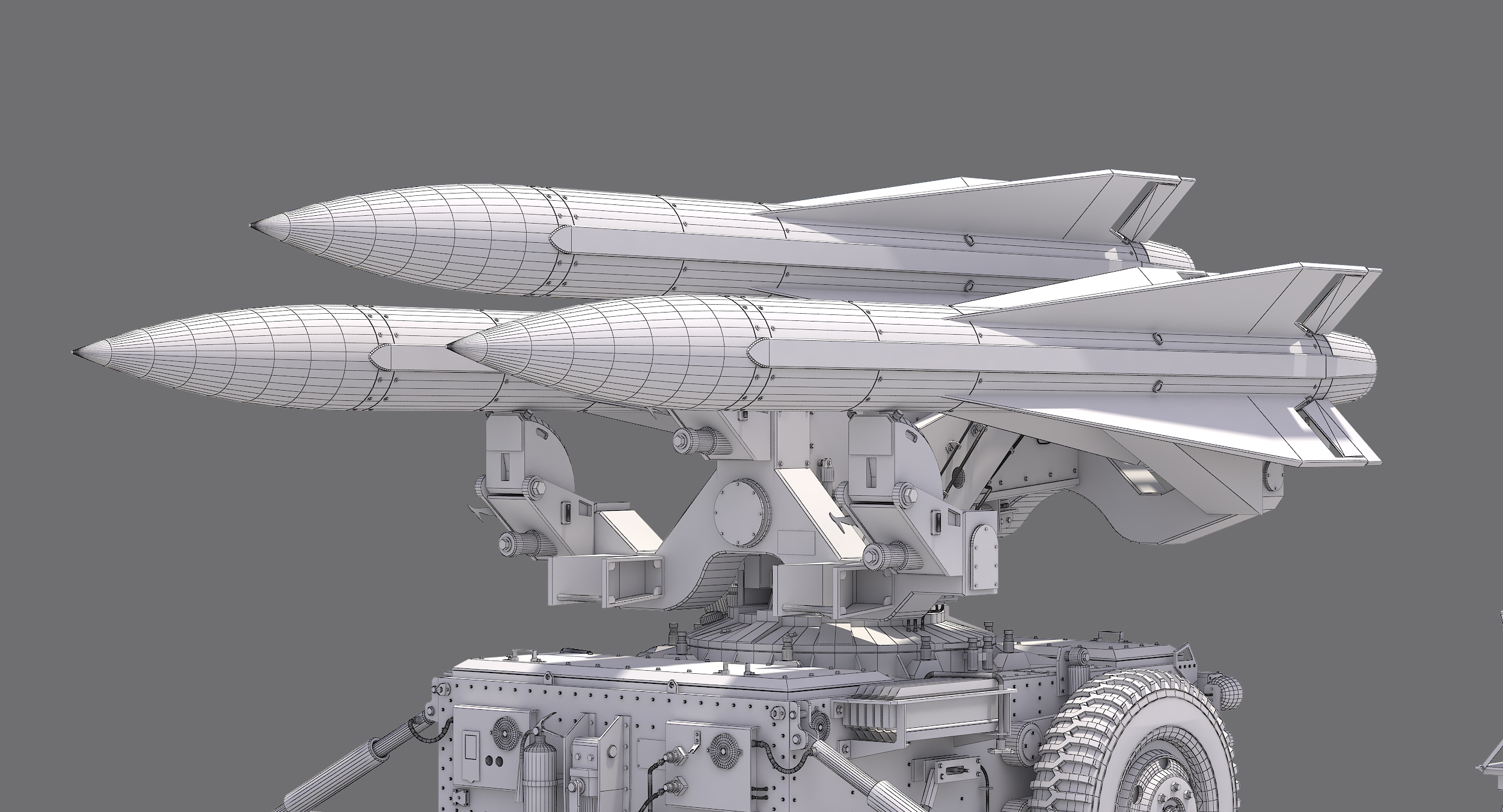 Mim-23 hawk desert color 3D model - TurboSquid 1236899
