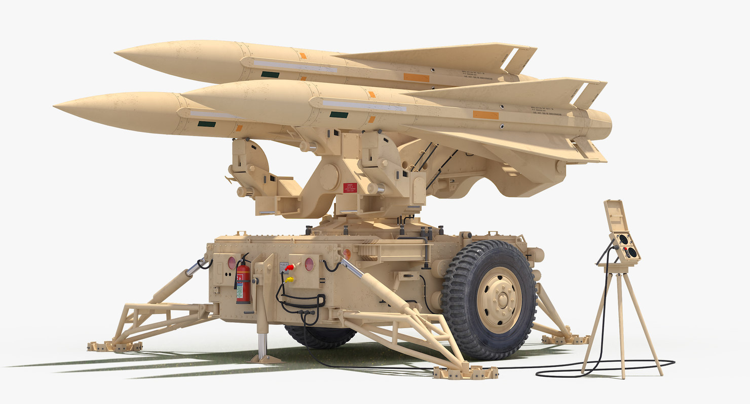 Mim-23 hawk desert color 3D model - TurboSquid 1236899