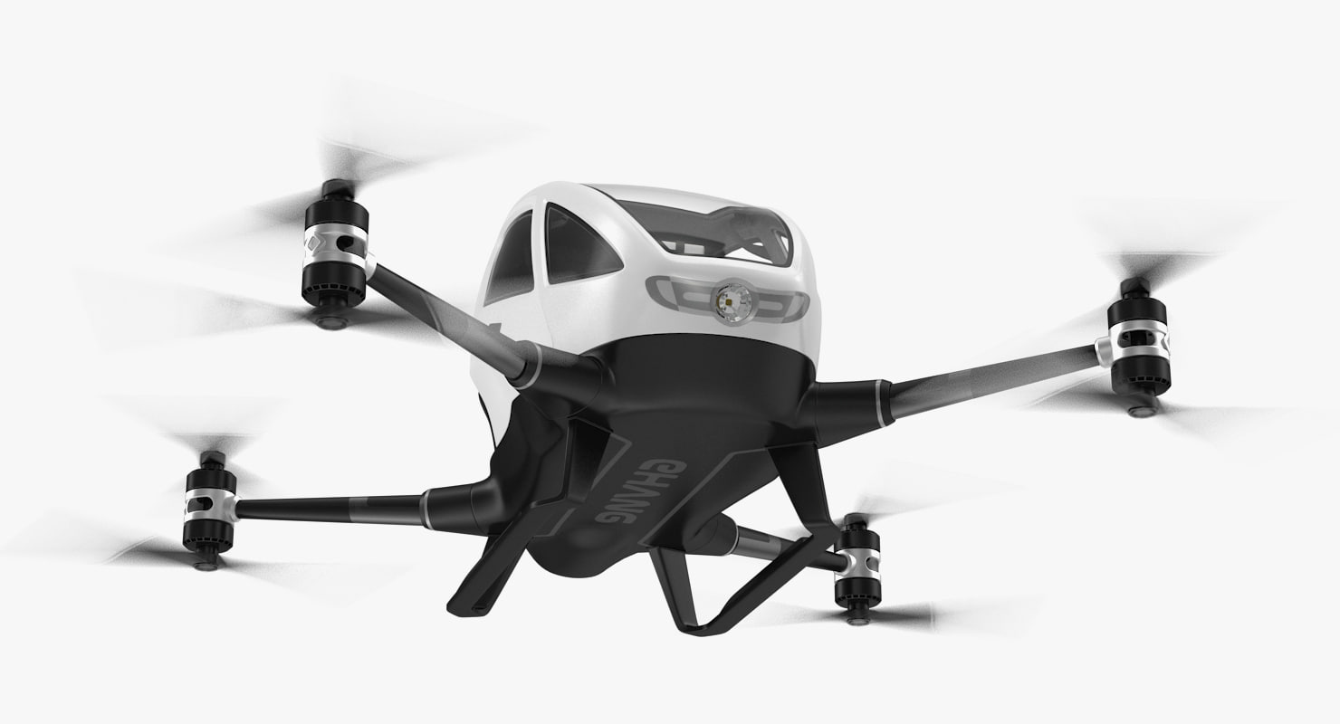 3D autonomous aerial vehicle ehang - TurboSquid 1236960