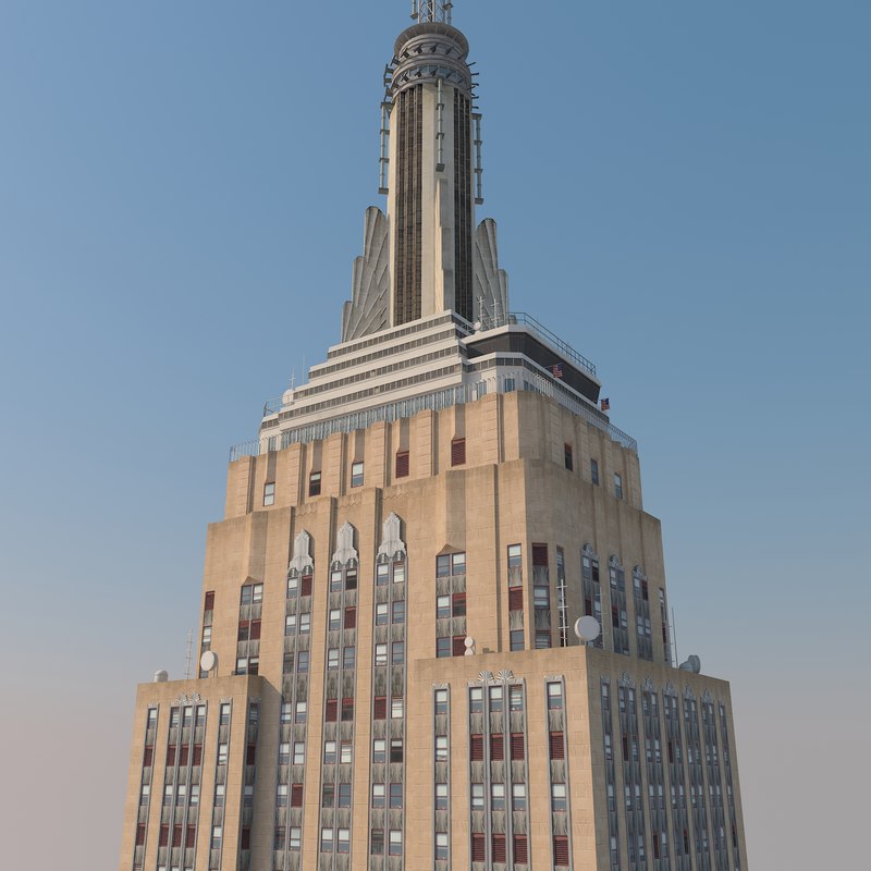 3D empire state building model - TurboSquid 1237041