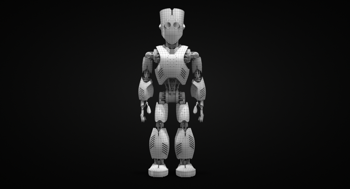 3D robot rigged model - TurboSquid 1237087