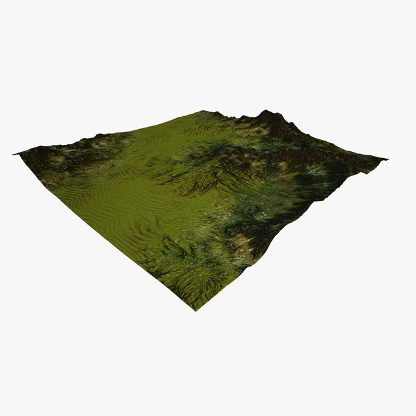 hills environment 3d max