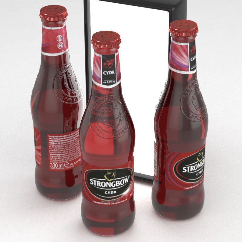 Cider bottle 3D model - TurboSquid 1237169
