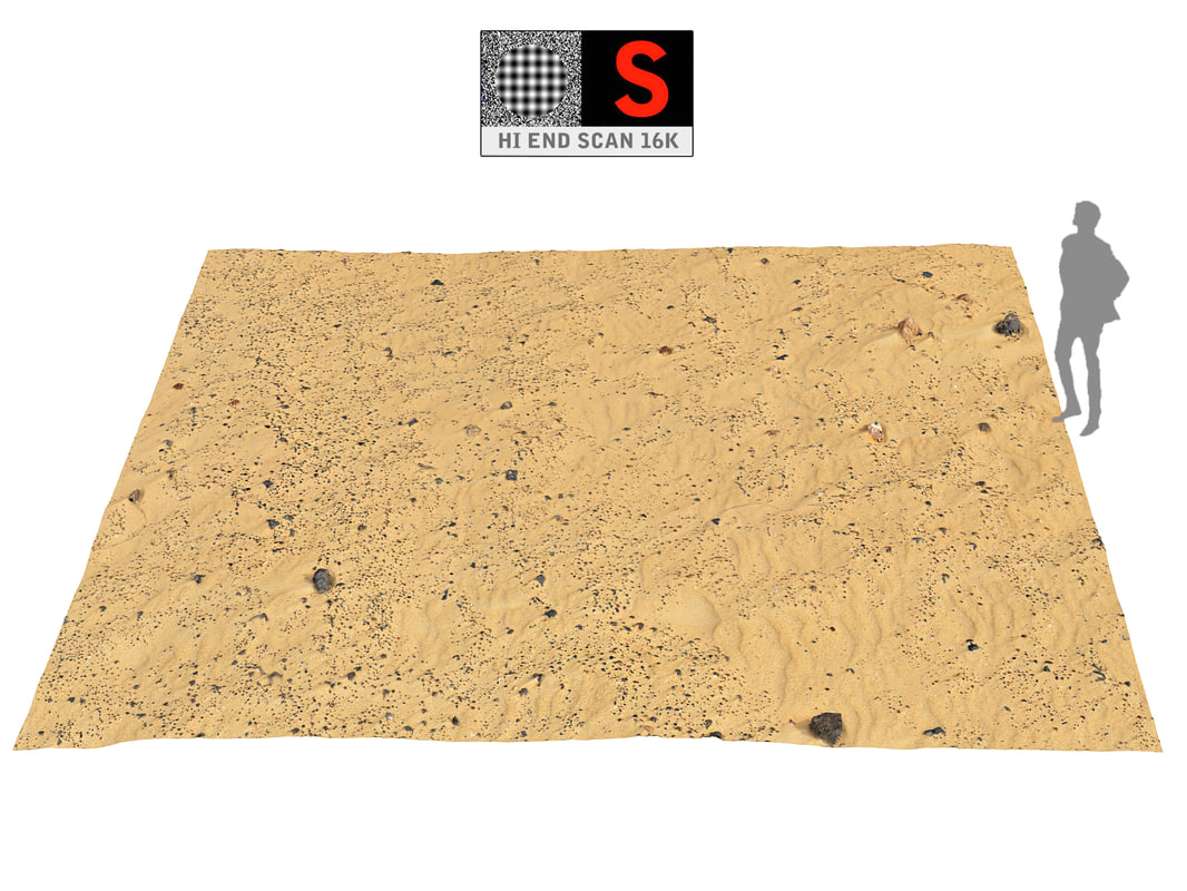 Dune beach ground 16k model - TurboSquid 1237405