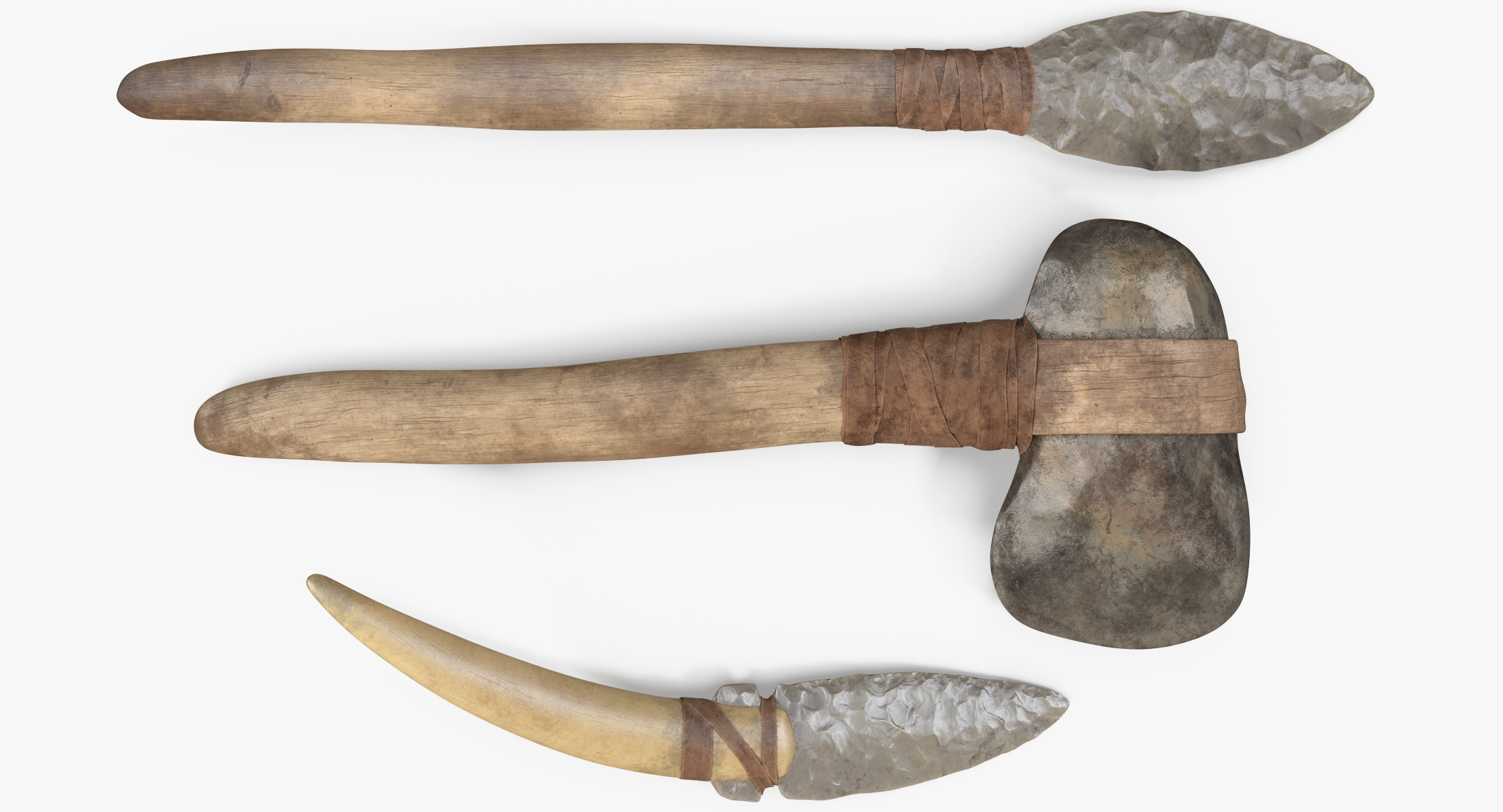 Ancient tools 3D model - TurboSquid 1237440