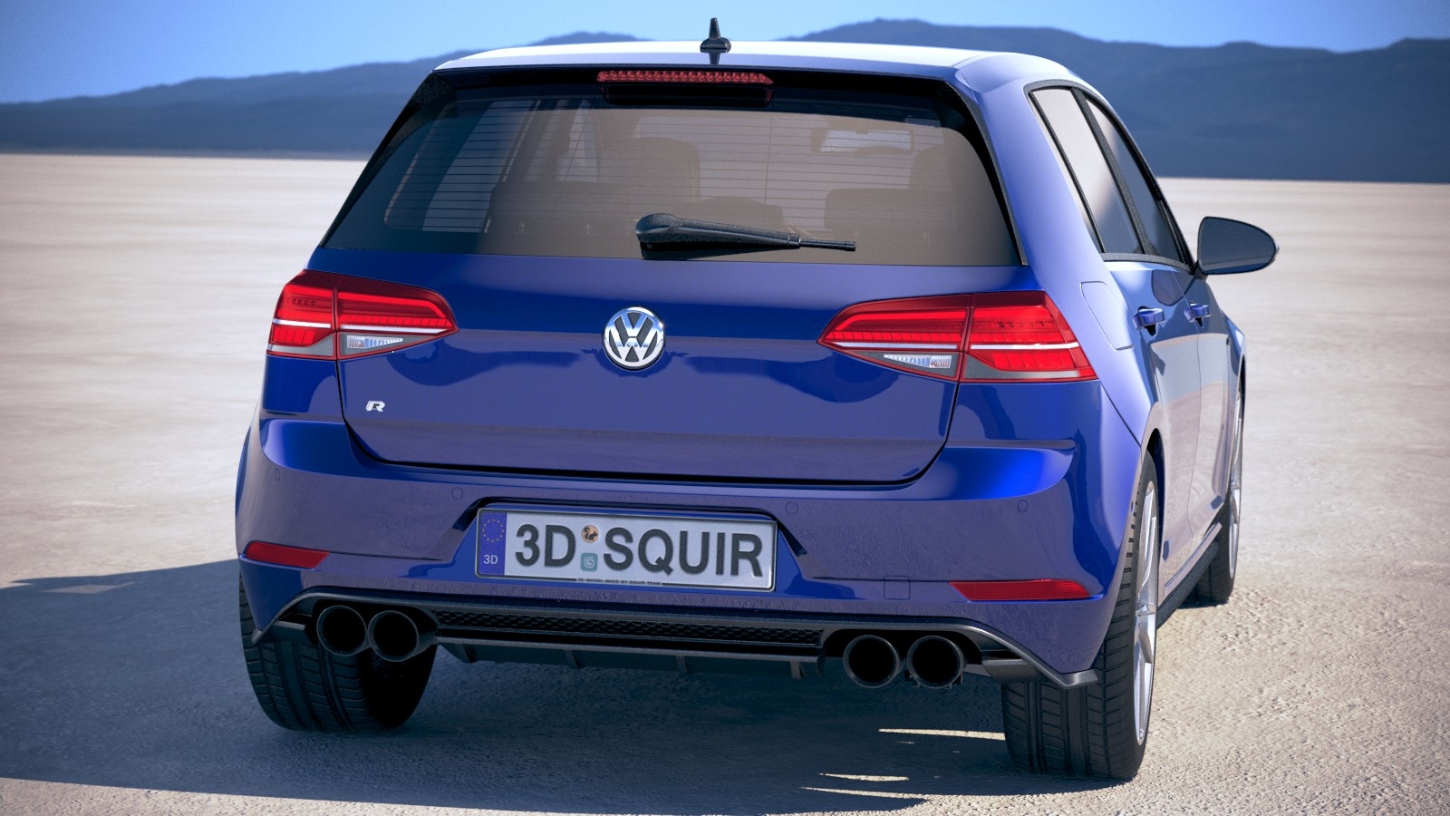3D volkswagen golf r - TurboSquid 1237441