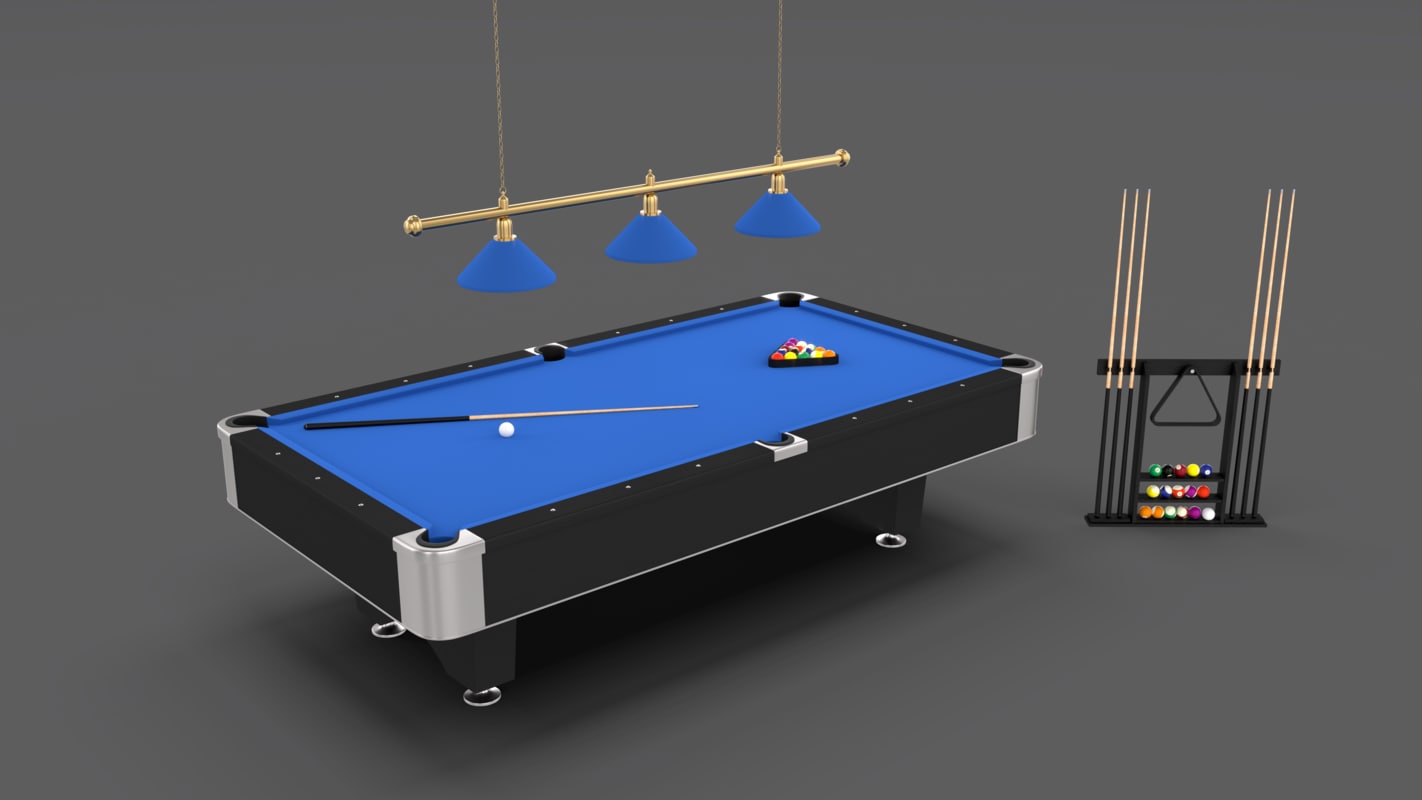 8 ball pool table 3D - TurboSquid 1237462