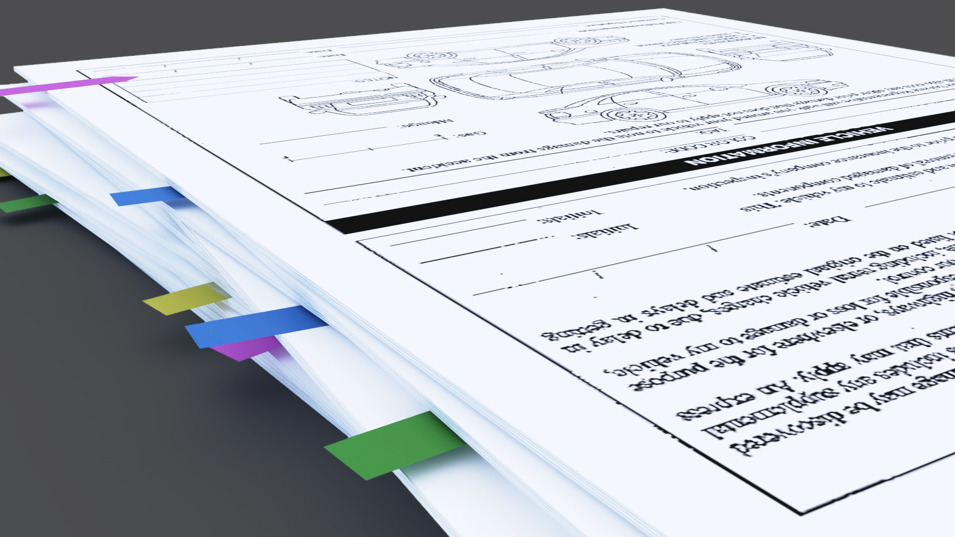 Office paperwork 3D model - TurboSquid 1237474
