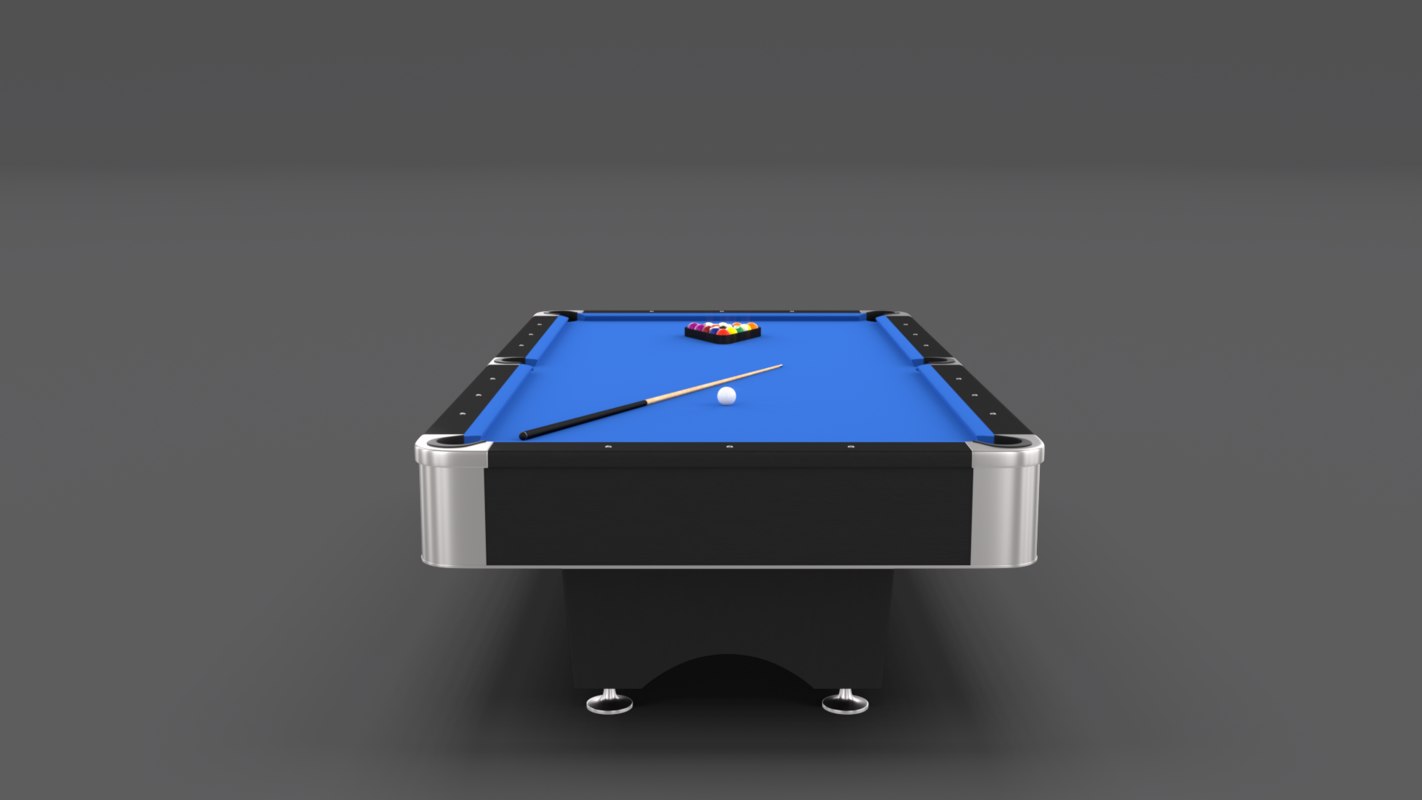 3D 8 ball pool table - TurboSquid 1237485