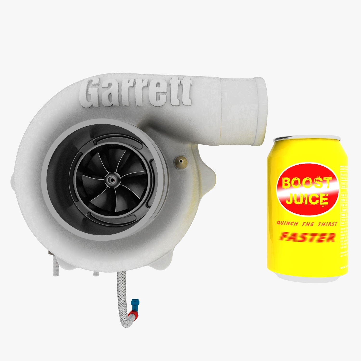 3D small turbocharger compressor - TurboSquid 1237540