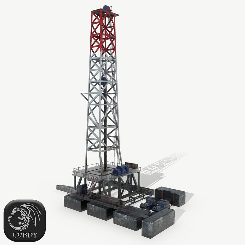 3D model drilling rig - TurboSquid 1237706