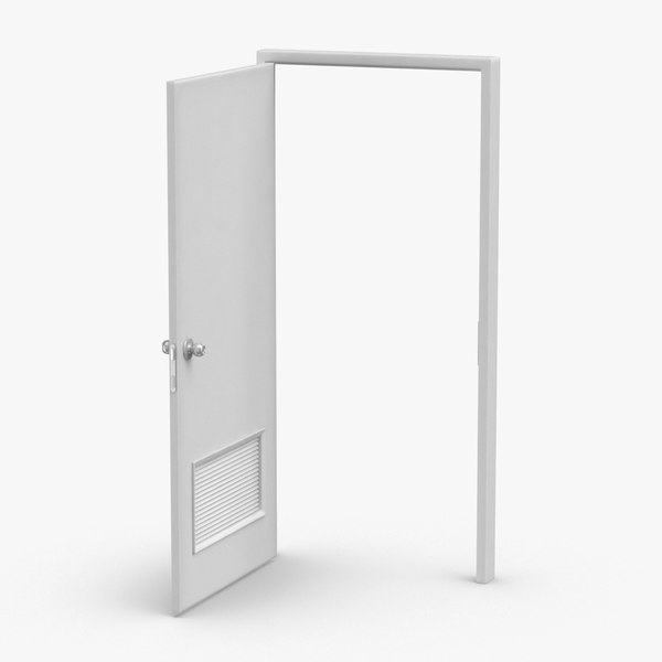 modèle 3D de Porte commerciale porte 4 ouverte - TurboSquid 1237886