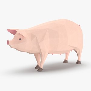 Pig 3D Models for Download | TurboSquid