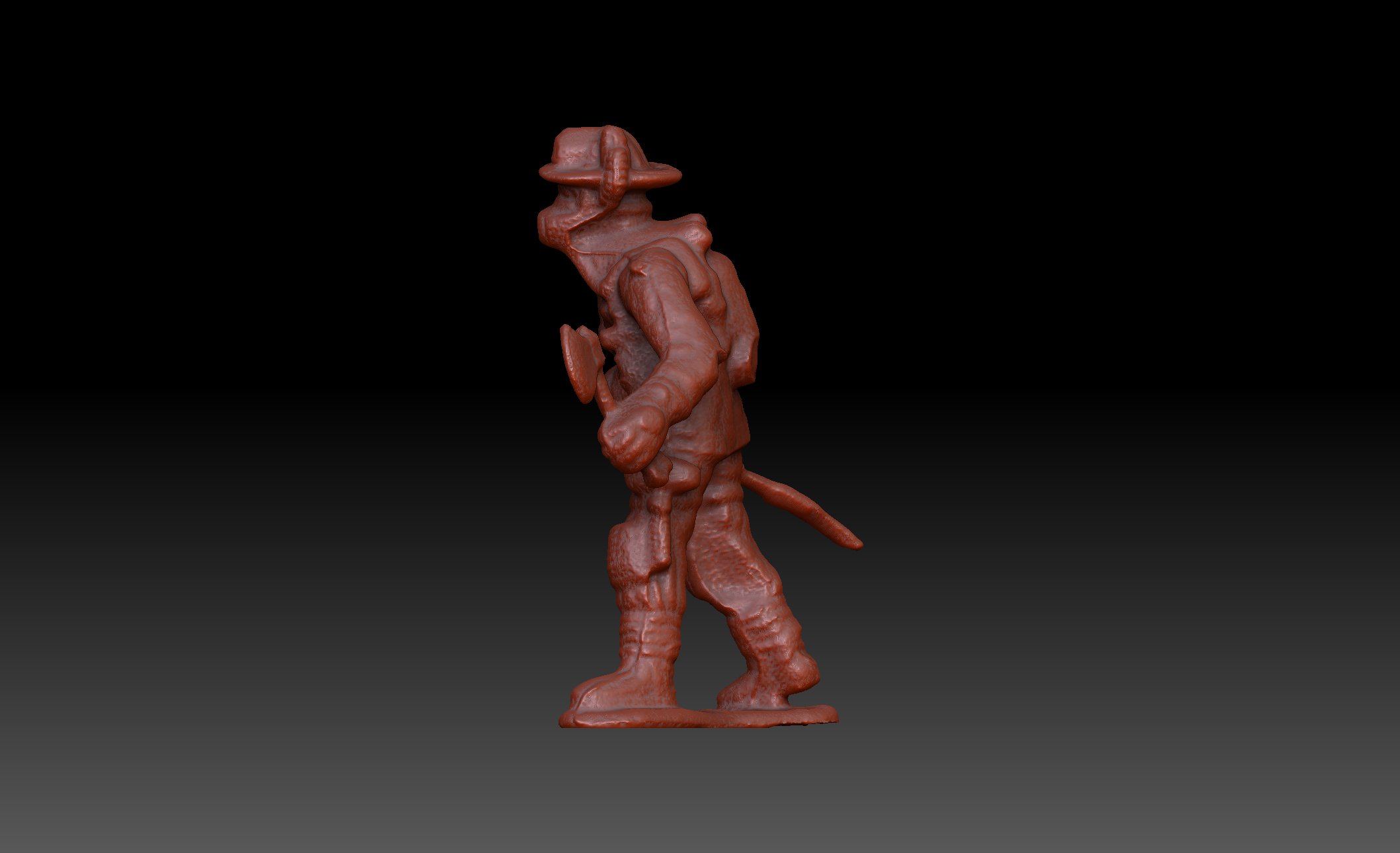 3D fighter crowbar miniature toy - TurboSquid 1237982