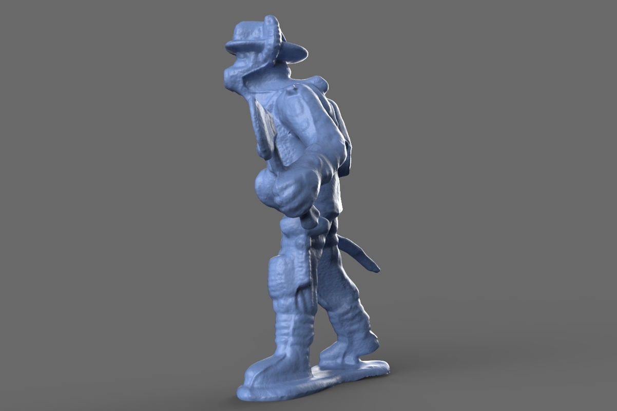 3D fighter crowbar miniature toy - TurboSquid 1237982