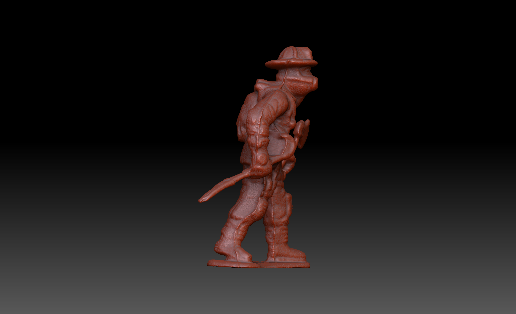 3D fighter crowbar miniature toy - TurboSquid 1237982