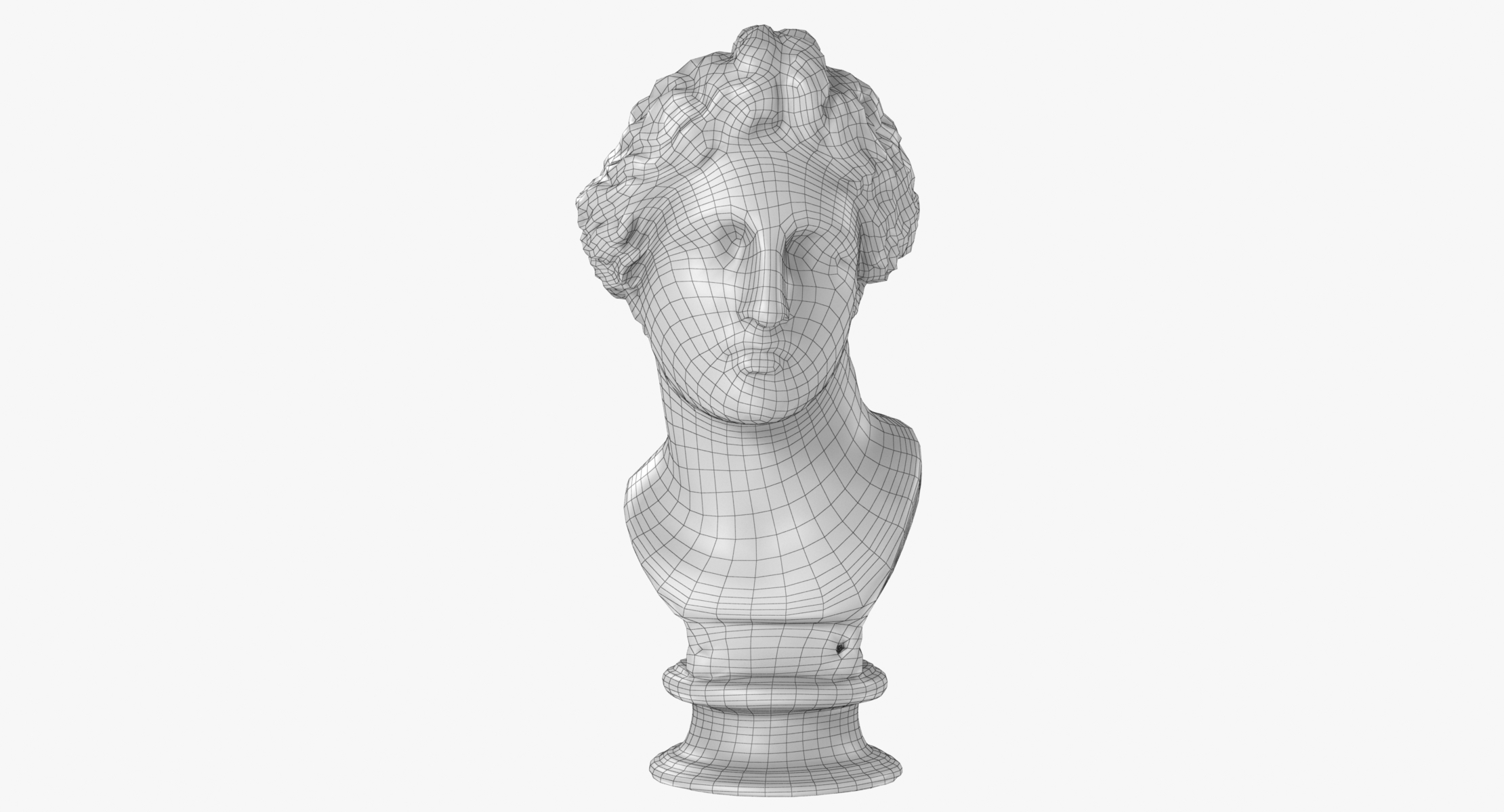 3D model apollo lykeios bust - TurboSquid 1238092