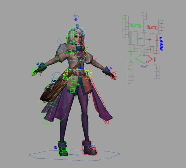 3D model rig animation - TurboSquid 1238165