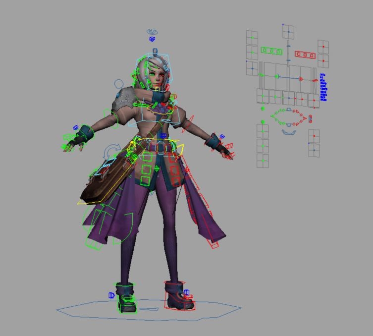 3D model rig animation - TurboSquid 1238165