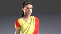 3D Saree Models | TurboSquid