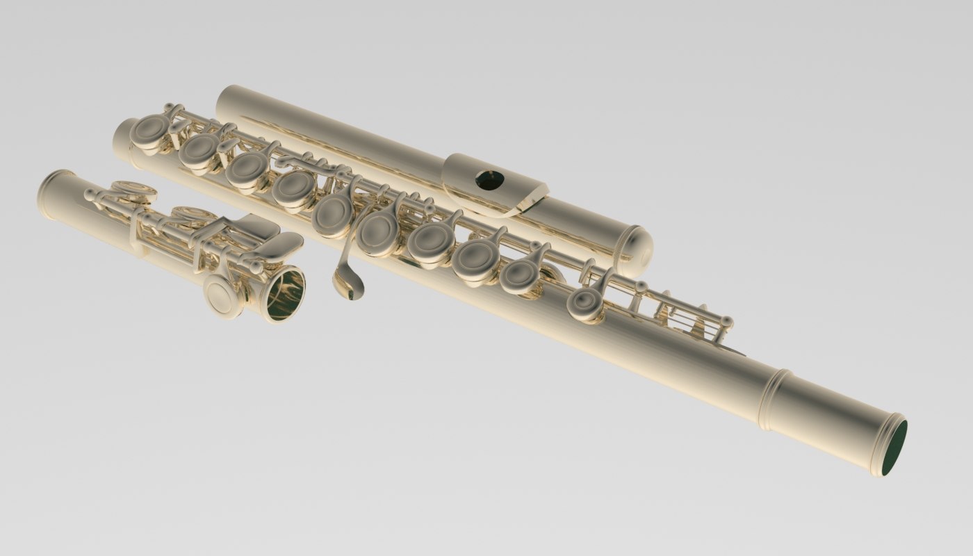 3D flute model - TurboSquid 1238221