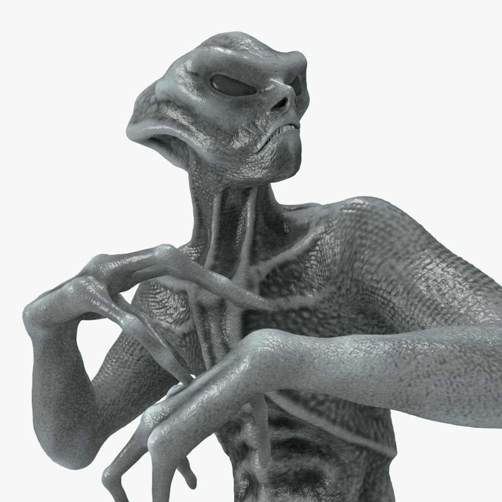 3D model alien - TurboSquid 1238239