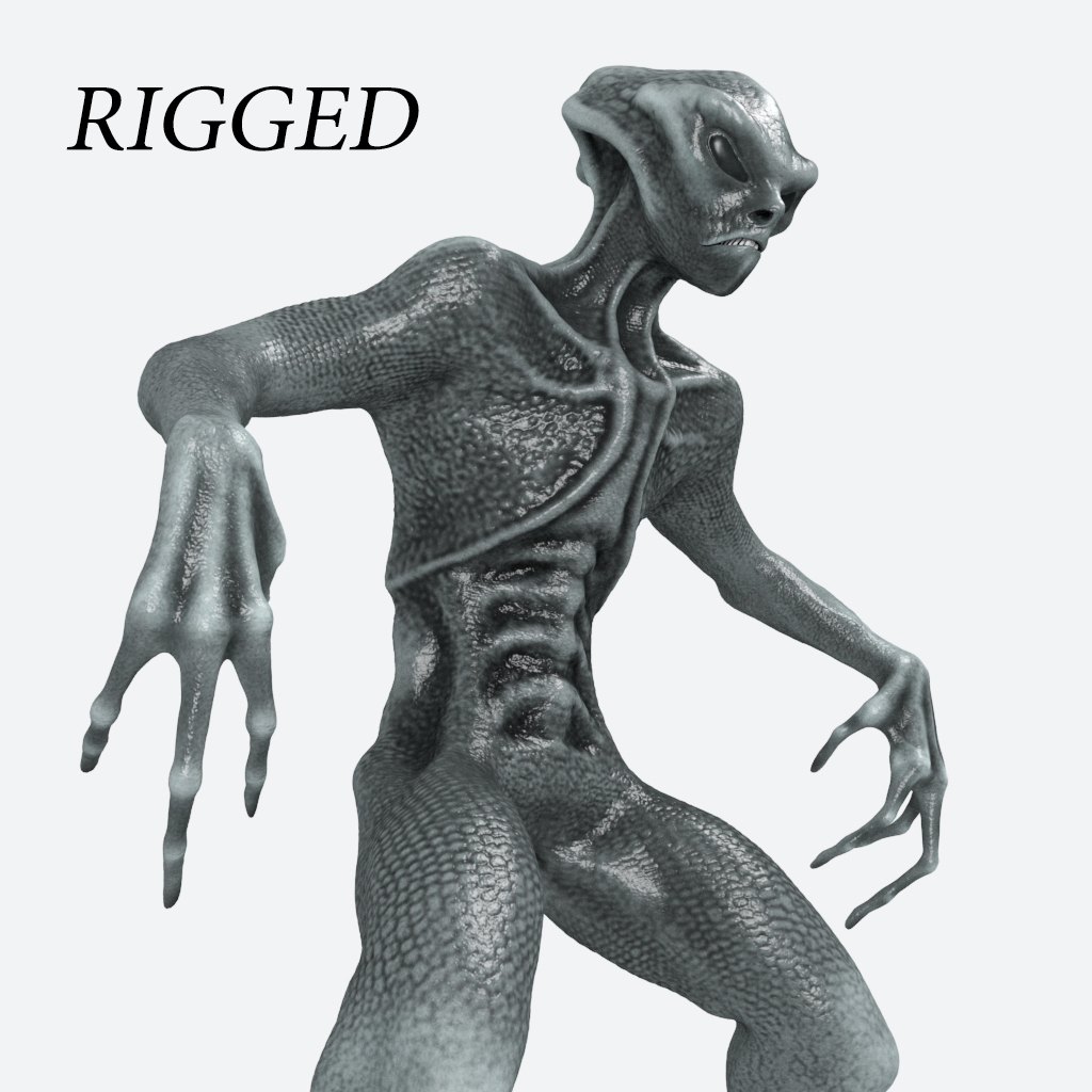 3D model alien - TurboSquid 1238239