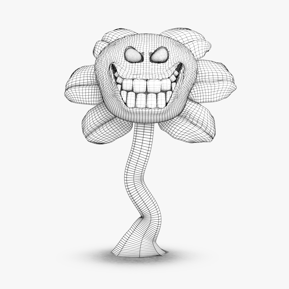 Flowey undertale 3D model - TurboSquid 1238294