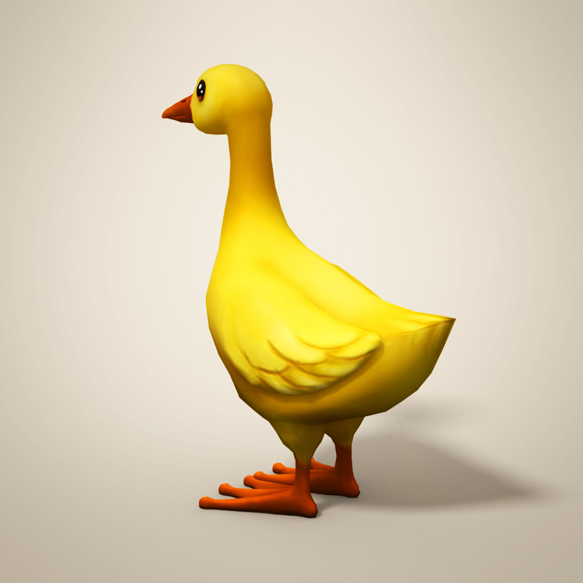 3D cartoon duckling duck - TurboSquid 1238310