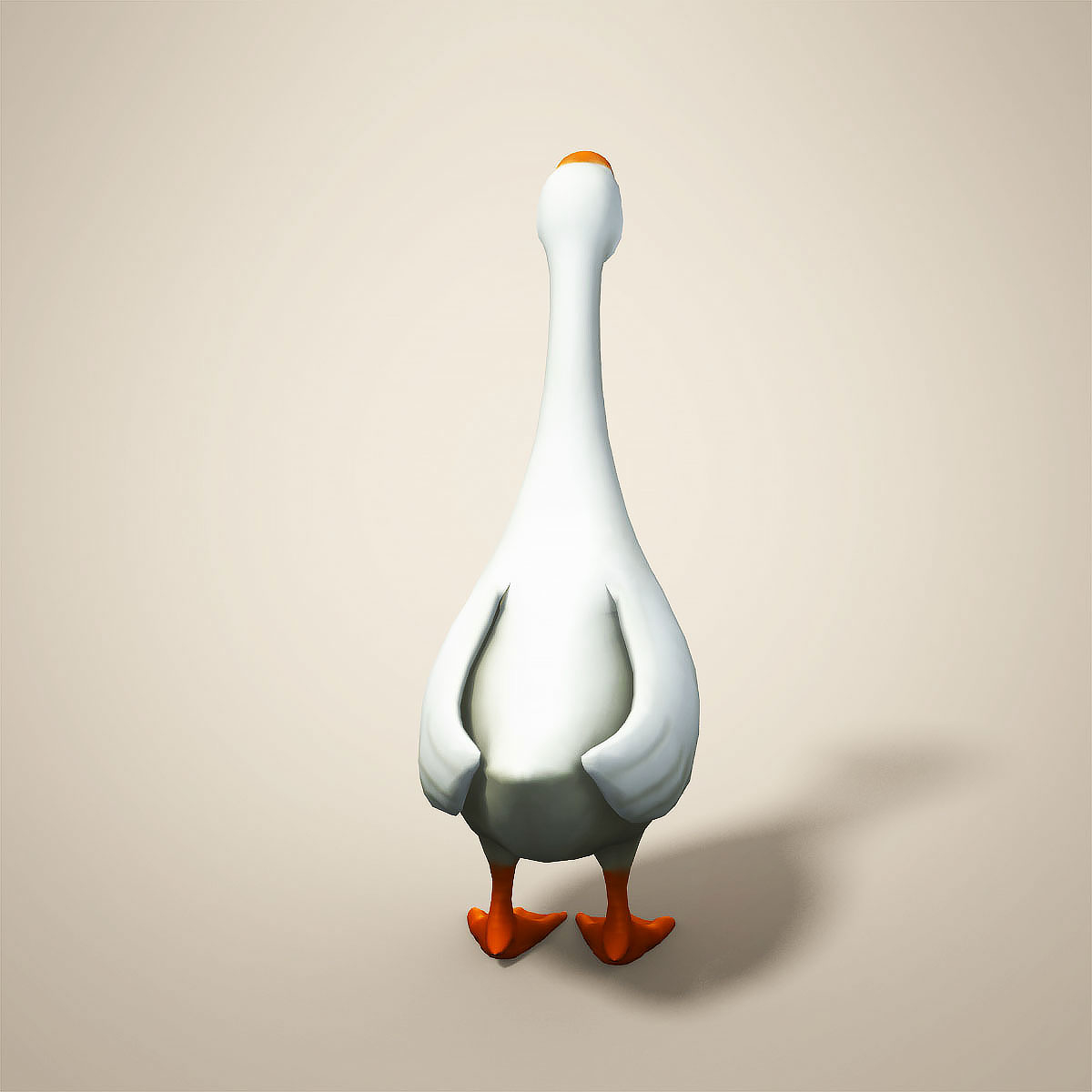Cartoon goose toon 3D model - TurboSquid 1238311