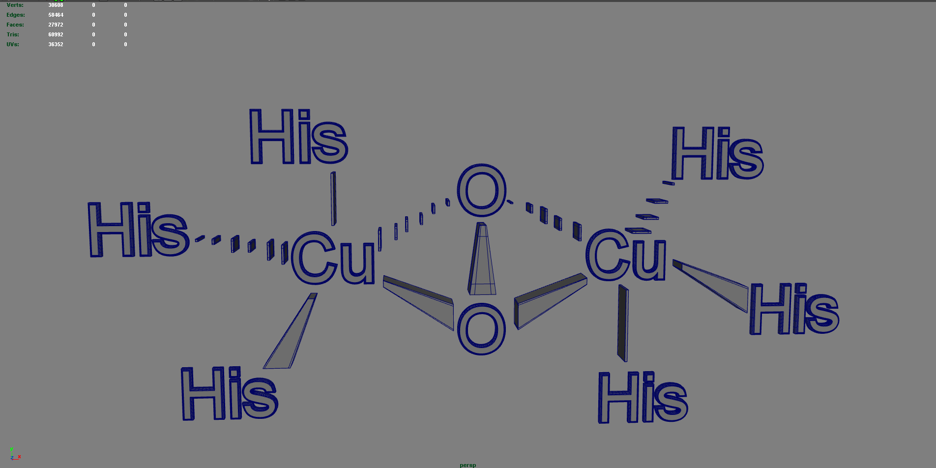 Hemocyanin proteins copper 3D model - TurboSquid 1238351