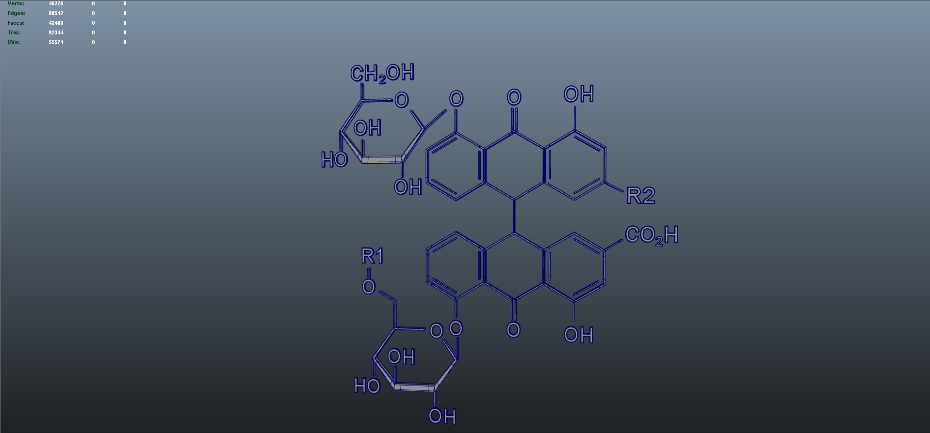 modelo 3d Estructura de mucílago - TurboSquid 1238402