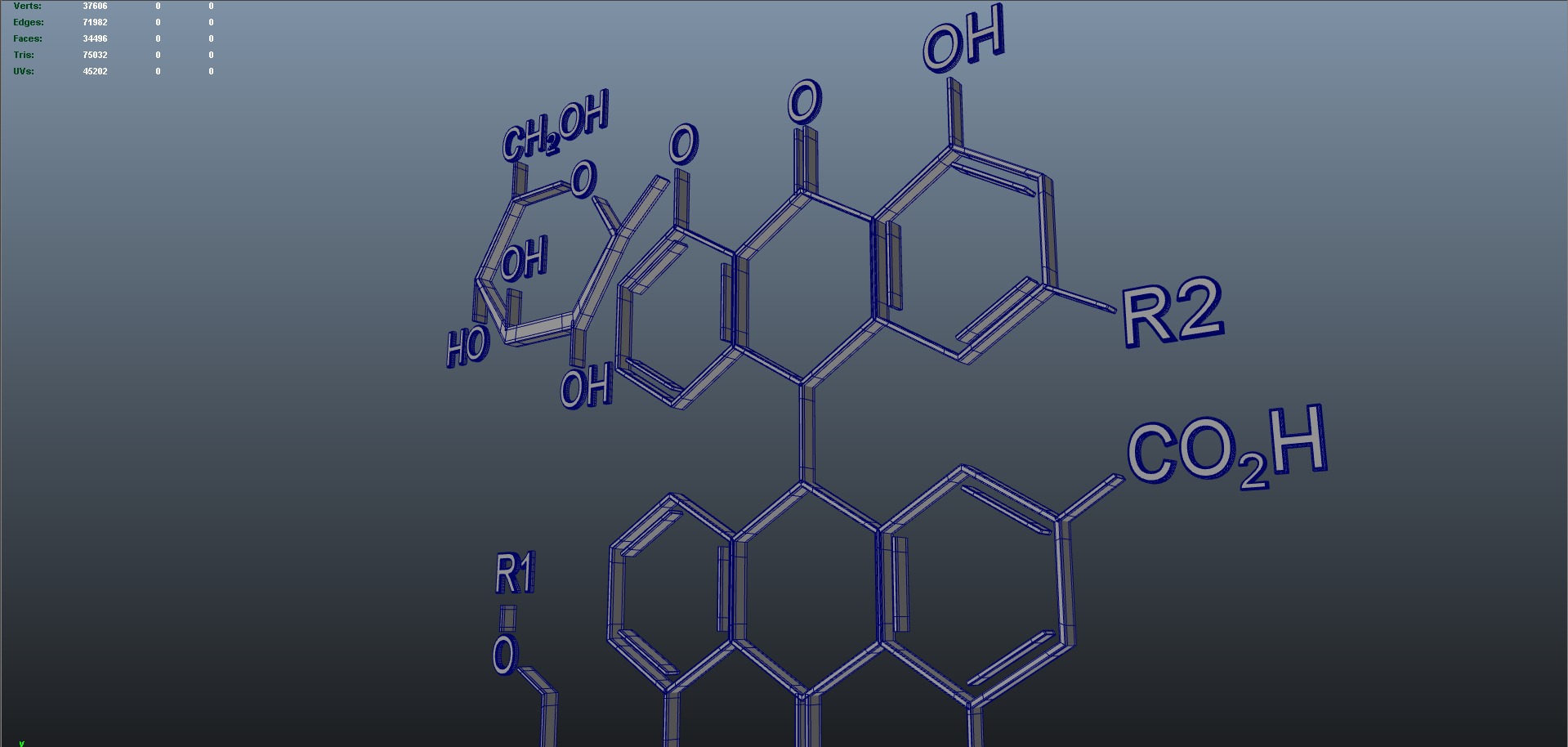 modelo 3d Estructura de mucílago - TurboSquid 1238402