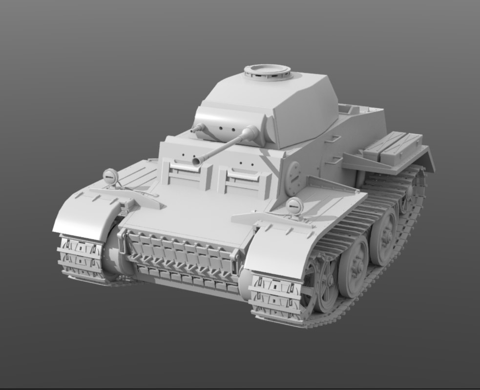3D panzer 2 j - TurboSquid 1238687