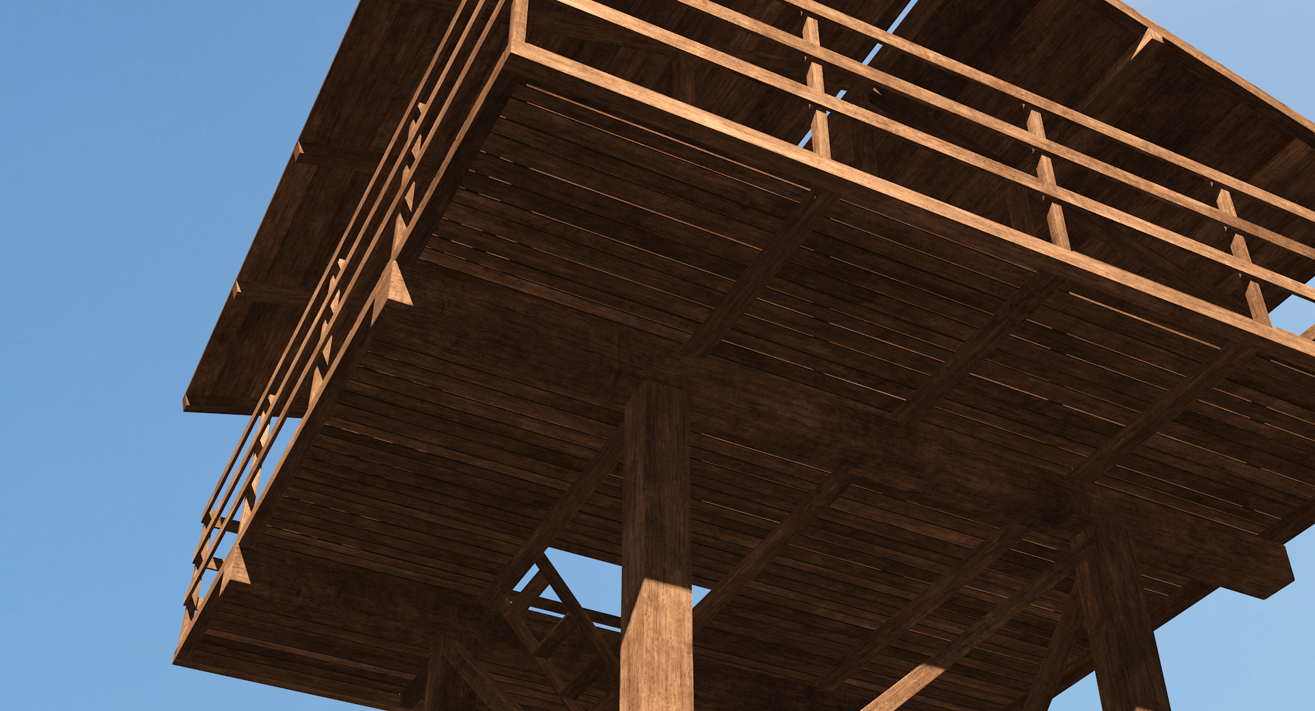 3D watch tower model - TurboSquid 1238697