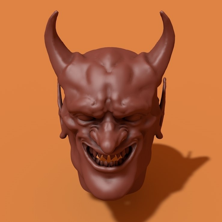 Devil head 3D - TurboSquid 1238840