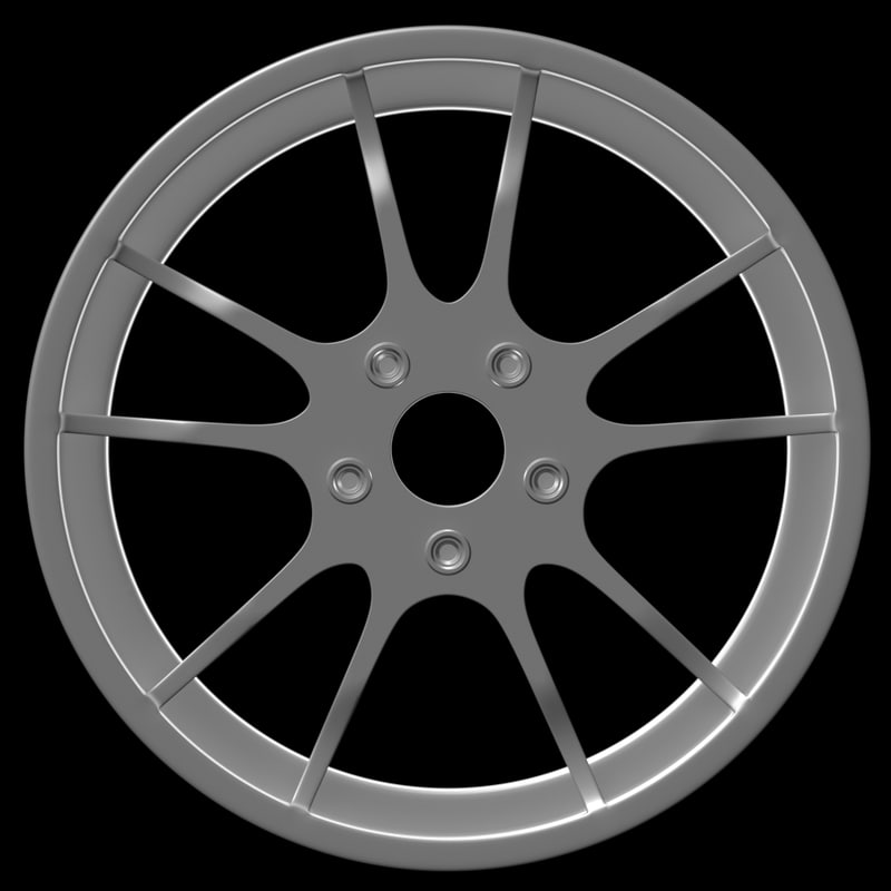 Car rim 3D model - TurboSquid 1238843