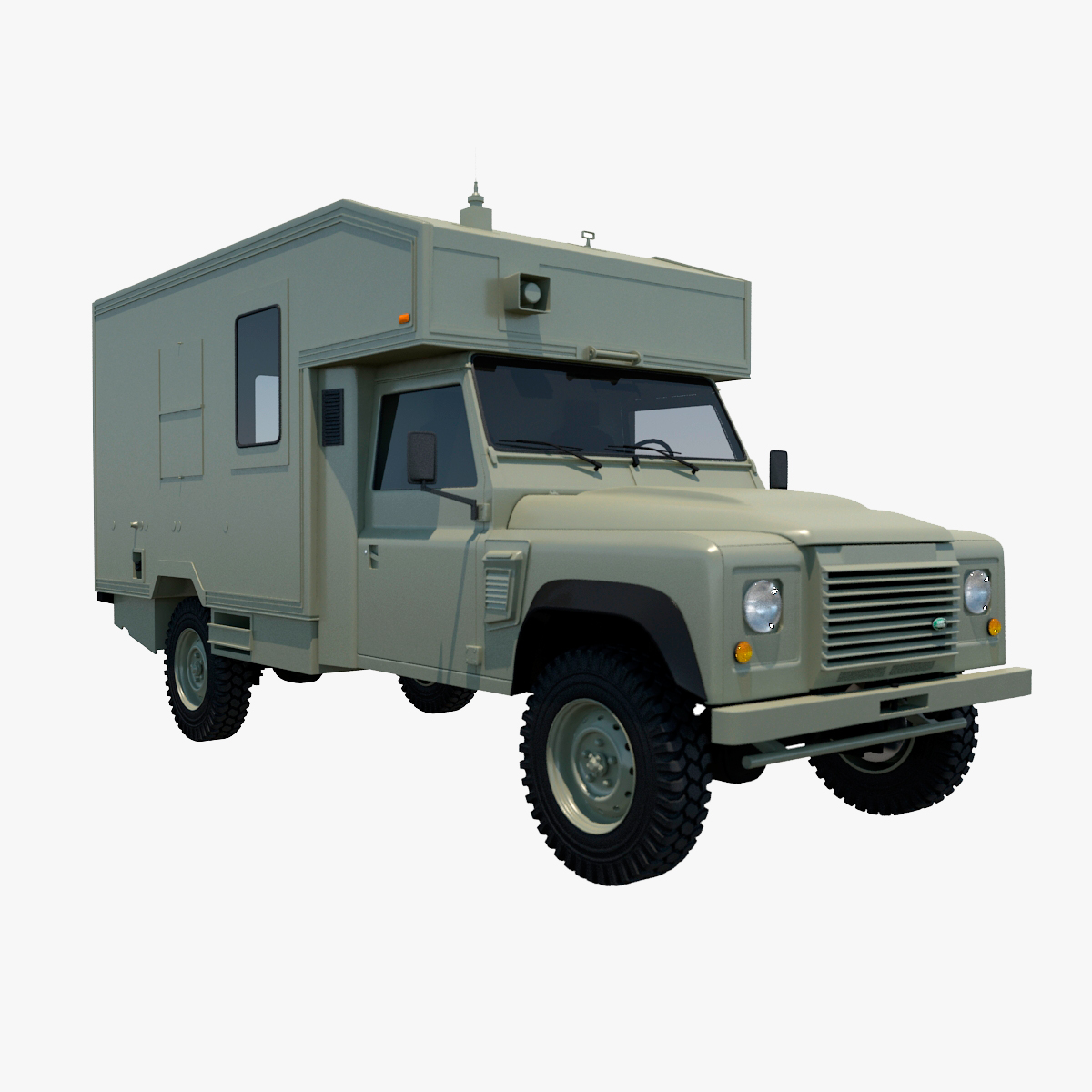 Land rover battlefield ambulance 3D model - TurboSquid 1238974