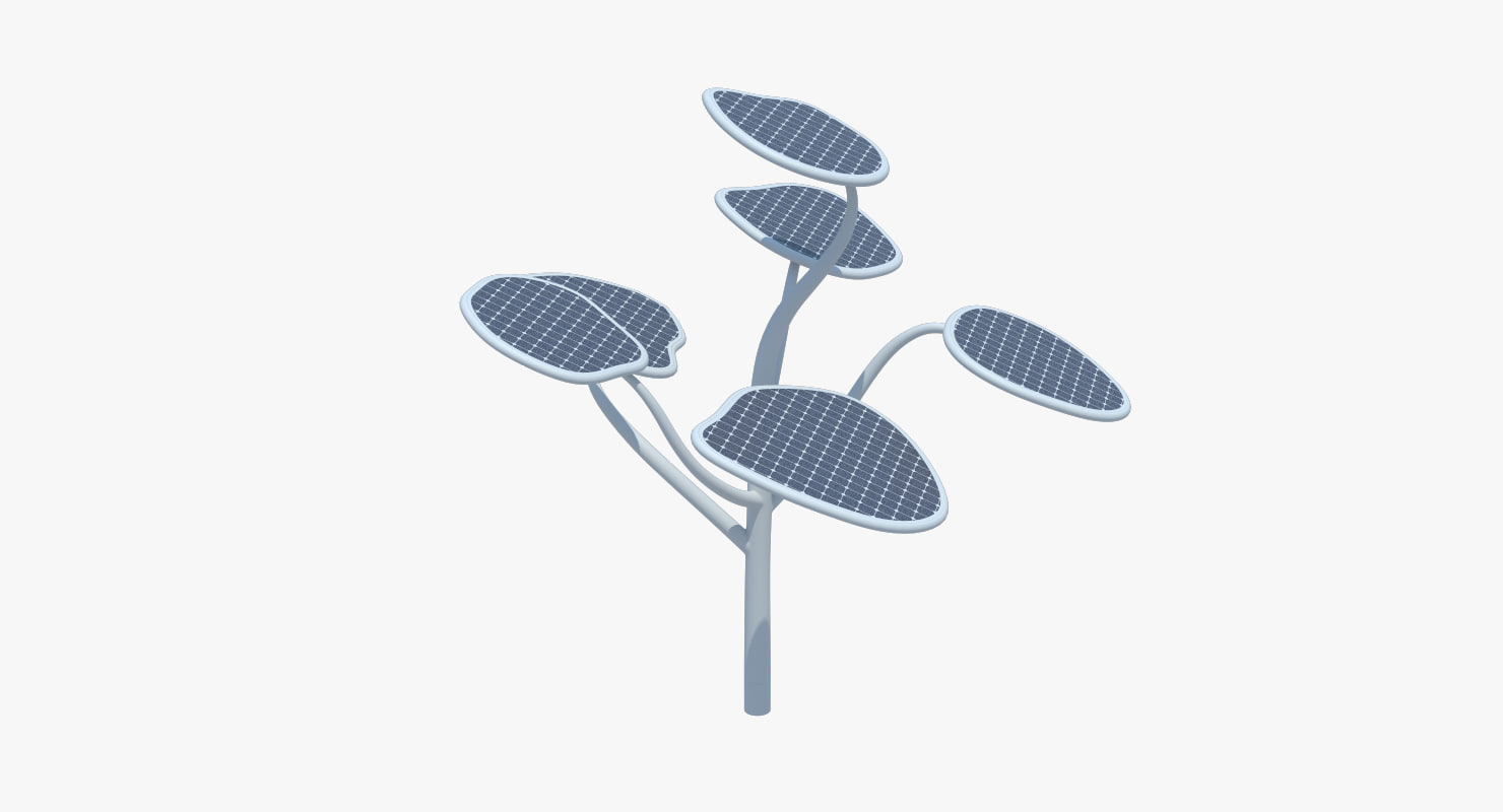 3D solar tree model - TurboSquid 1239069