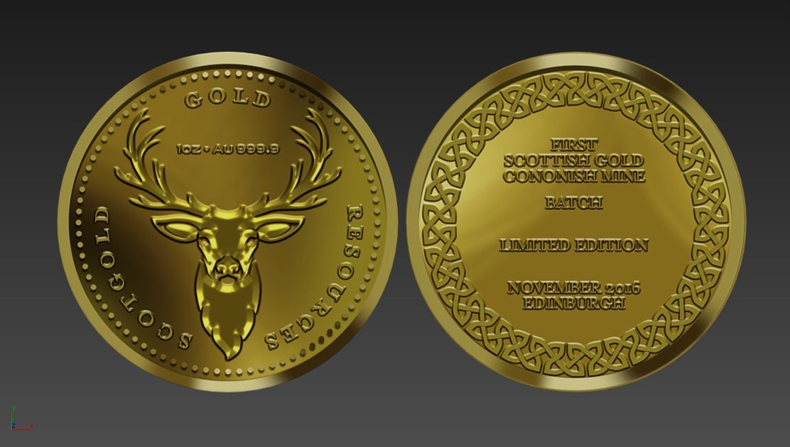 Gold coins 3D model - TurboSquid 1239080