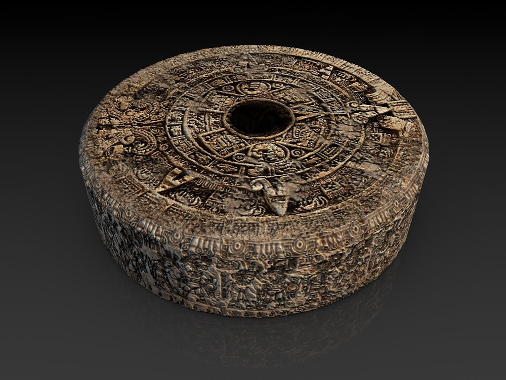 modelo 3d Piedra de tizoc - TurboSquid 1239096