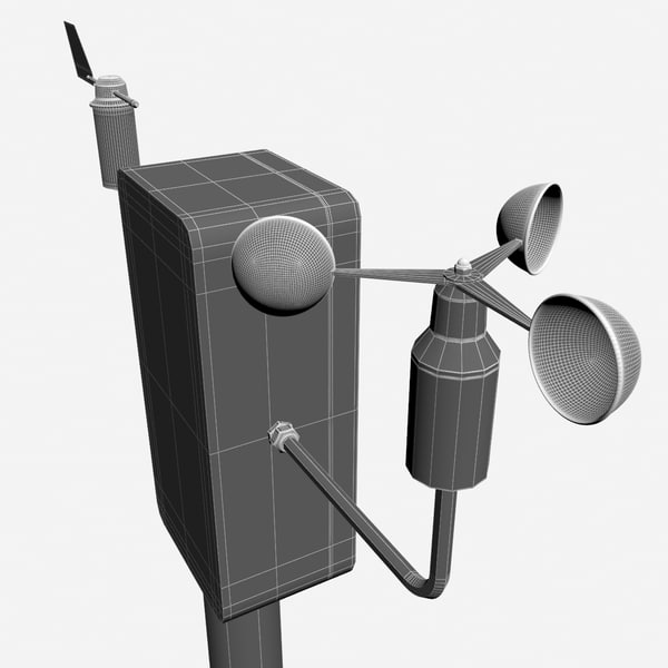 3D model weathercock anemometer - TurboSquid 1239418