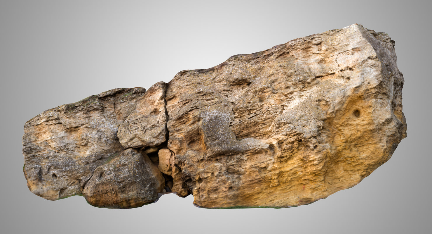 3D limestone boulder 4 - TurboSquid 1239466
